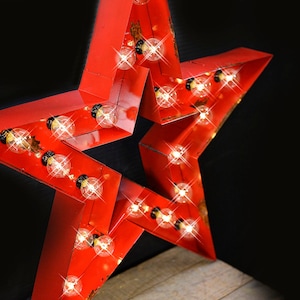 30" Double Mega Star, Marquee Star, Marquee Letter, Lighted Metal ...