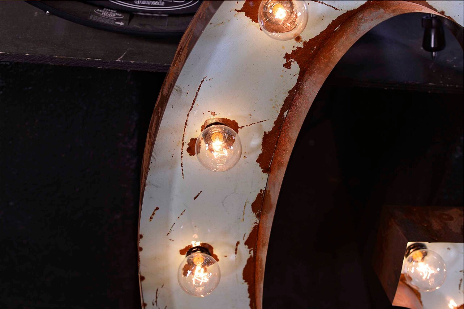 Old Book Font Marquee Letter Light Blue Marquee Sign Metal - Etsy