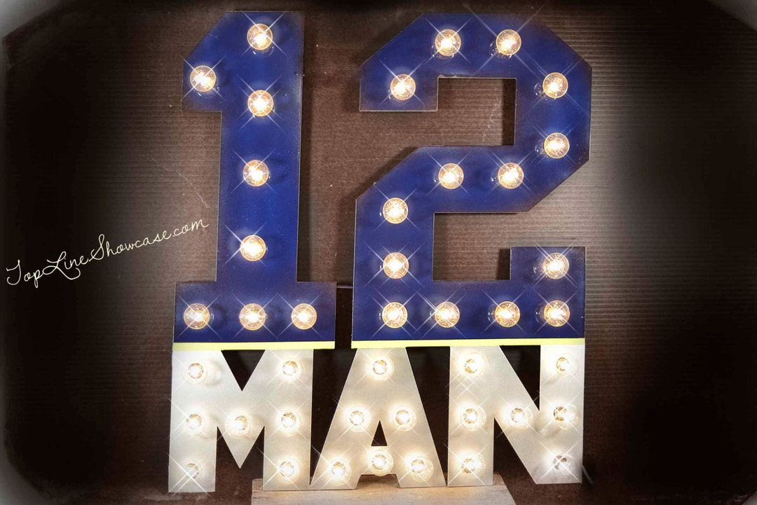 Seahawks Fan Marquee, Twelve Man Marquee, Marquee Letters, Marquee ...