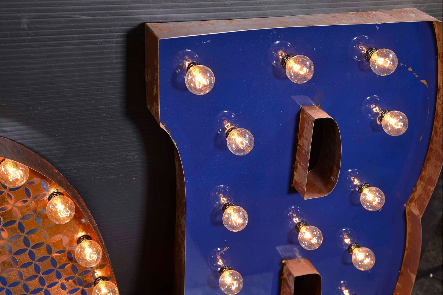 Custom Signs Neon Signs Neon Heart and Letter Marquee | Etsy