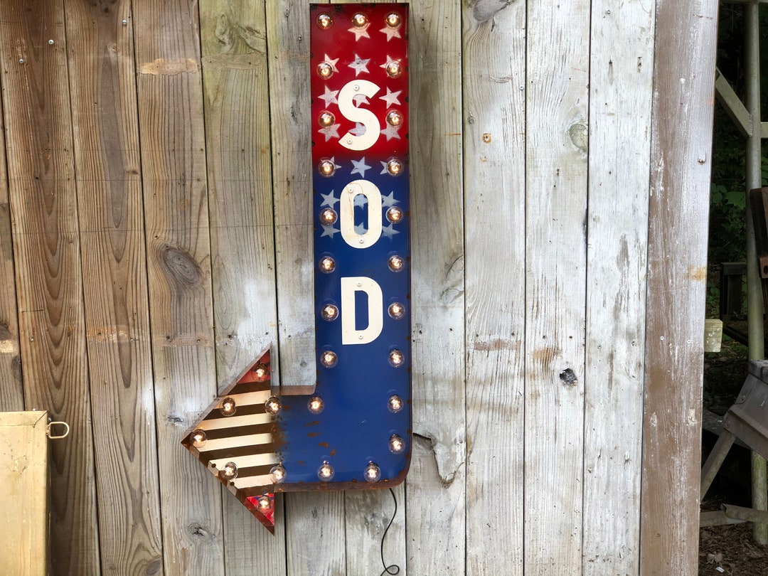 Verbiage Arrow Sign, Beer Sign, Custom Signs, Neon Signs, Custom Logos ...