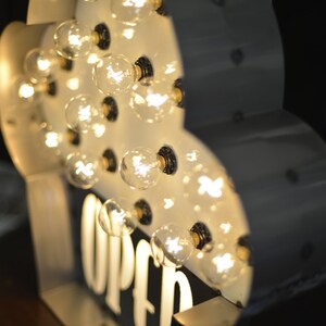 Open Sign, Marquee Cupcake Open Sign, Lighted Metal MARQUEE SIGN ...