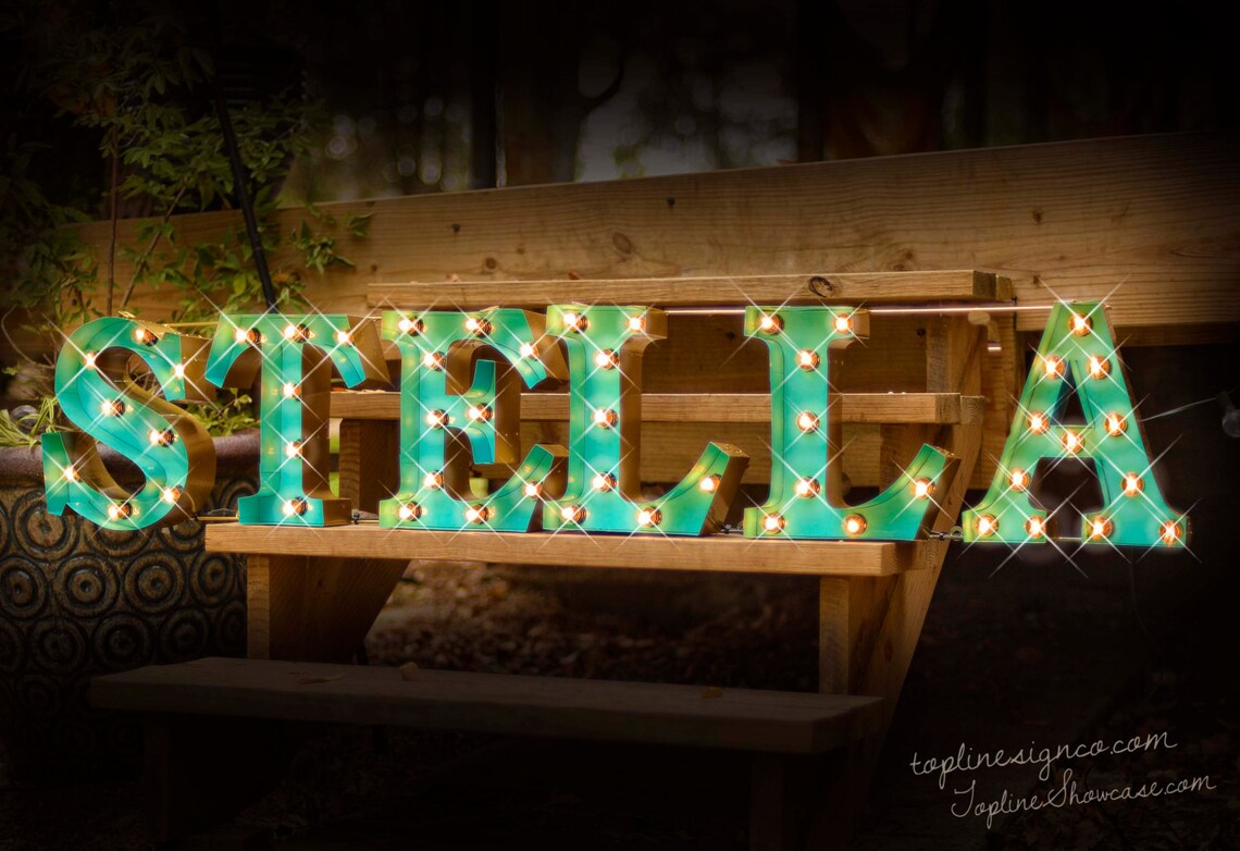 Marquee Package Marquee Sign Unitsvintage Style Marquee | Etsy