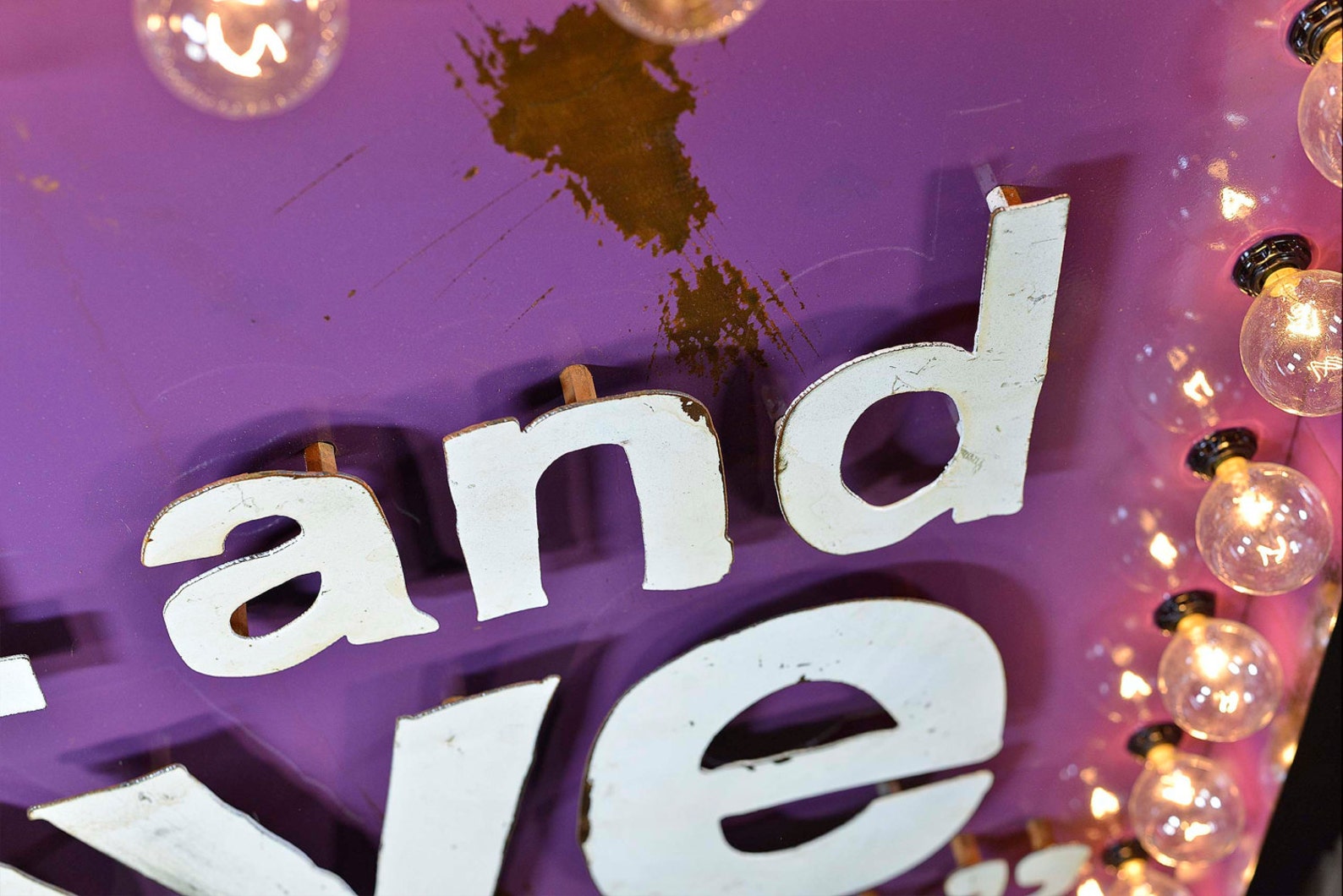 Custom Logo Vintage Style Marquee Sign Custom Metal Marquee | Etsy