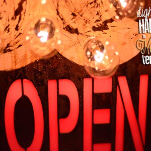 Open Sign Marquee Cupcake Open Sign Lighted Metal MARQUEE - Etsy