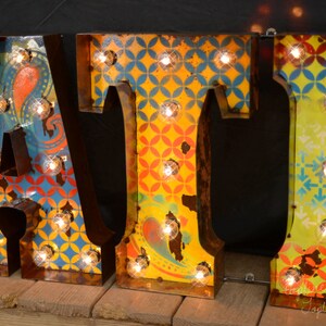 Marquee Signs, Marquee Letter, Marquee Letters, Vintage Style Sign, Six ...