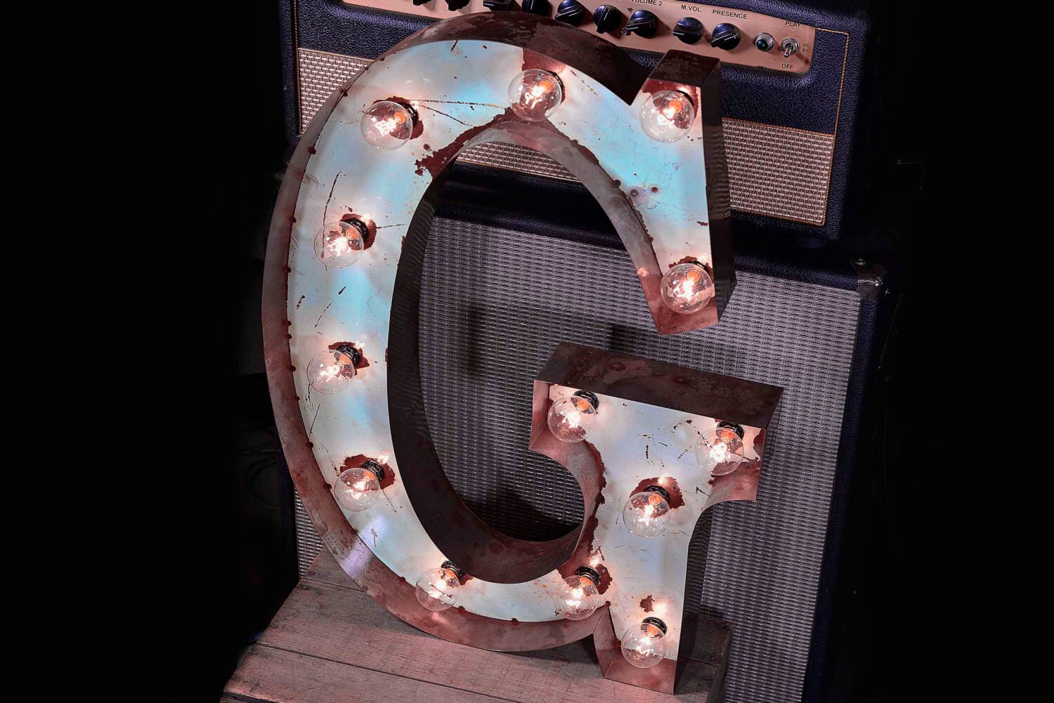 Old Book Font Marquee Letter Light Blue Marquee Sign Metal - Etsy