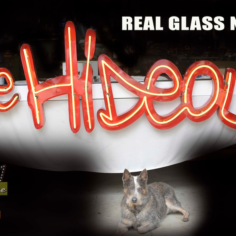 Real Glass Neon Sign - Etsy