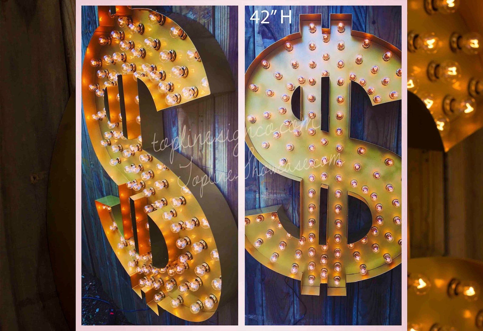 Custom Signs Ballers Dollar Sign Marquee Dollar Sign - Etsy