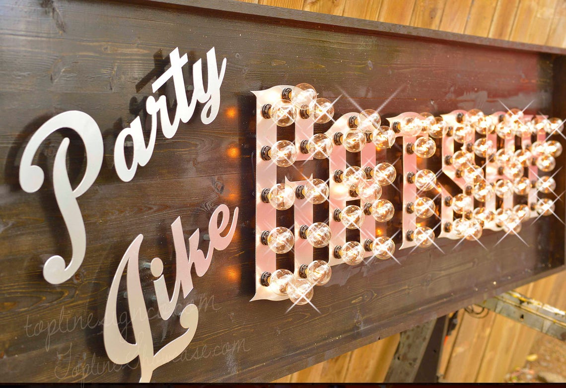 Custom Marquee Sign, Custom Signs, Business Sign, Venue Sign, Marquee ...