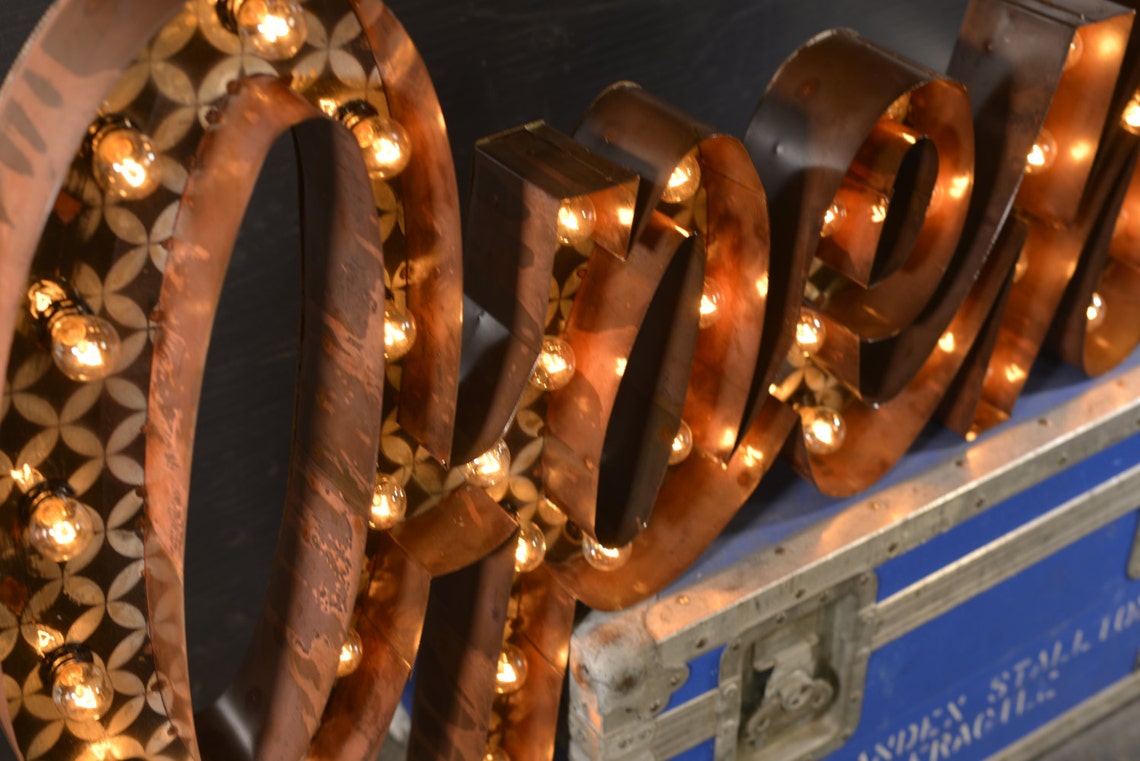 Open Sign Marquee Open Sign Marquee Letter Marquee Sign - Etsy