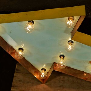Marquee Arrow, Double Bulbs, Marquee Sign, Marquee Arrow, Lighted Metal ...