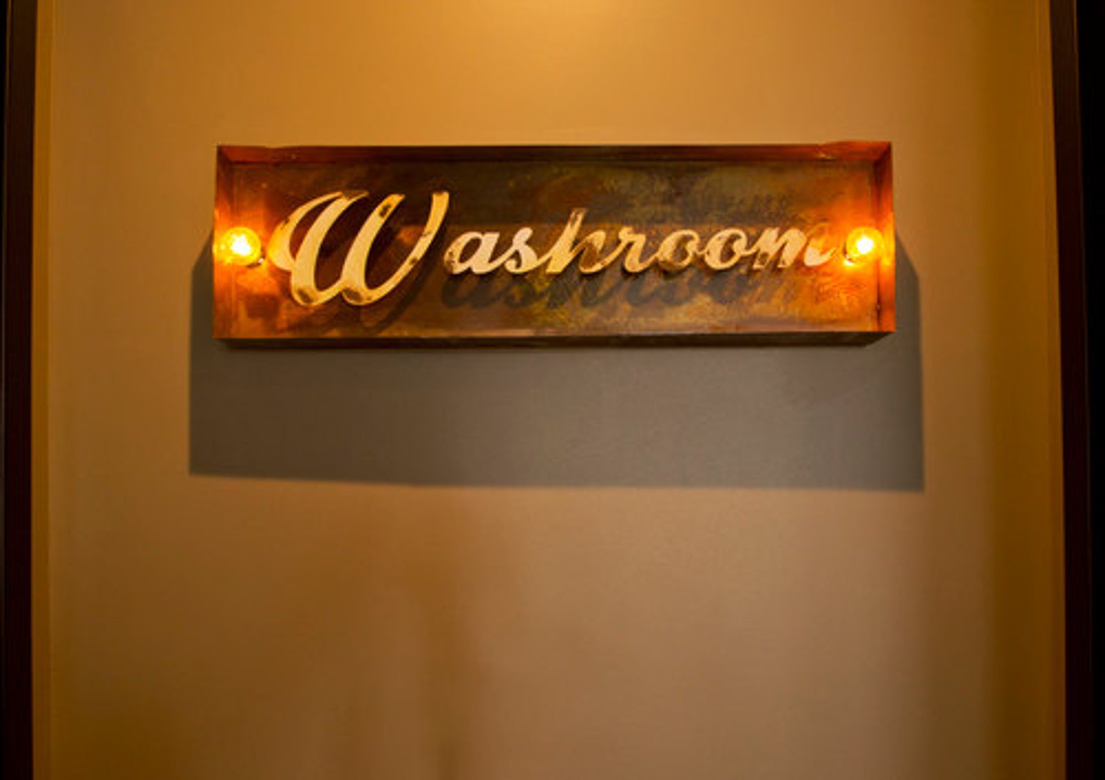 Custom Signs Restroom Signs Marquee Letter Lighted MARQUEE | Etsy