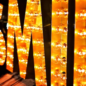 Custom Signs, Neon Signs, Neon, SMILE Marquee Sign, Lighted Metal ...