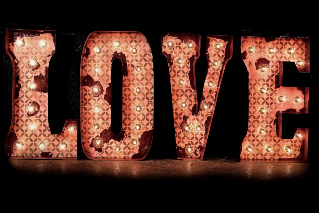 Love Marquee Package, Marquee Light, Carnival Letter, Wedding Sign ...