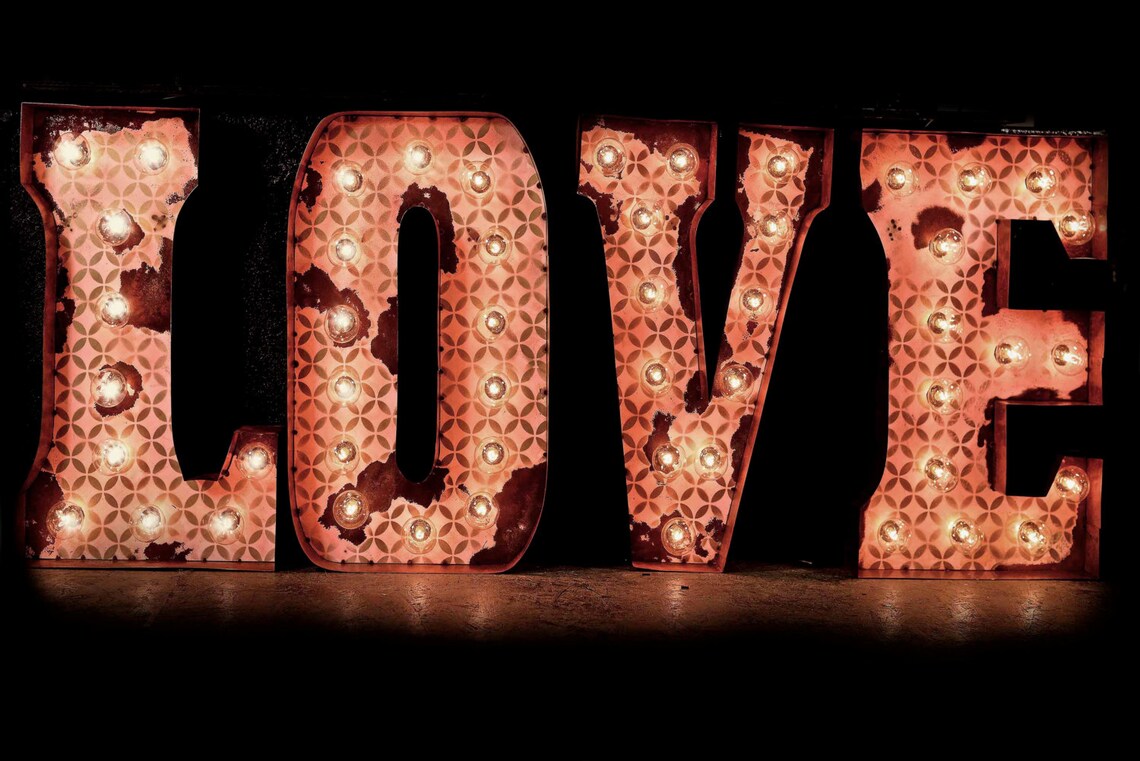 Love Marquee Package Marquee Light Carnival Letter Wedding | Etsy