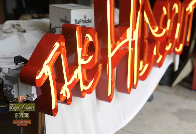 Neon Neon Signs Real Neon Glass Neon Custom Signs Marquee | Etsy