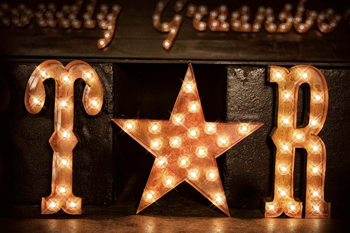 Marquee Letter, Marquee Light, Carnival Letter, Wedding Sign, Lighted ...