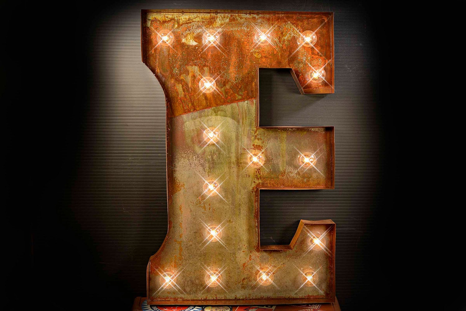 Marquee letter Marquee sign Lighted Metal MARQUEE SIGN | Etsy