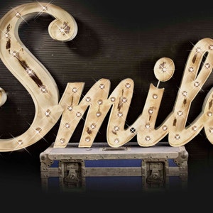 Custom Signs, SMILE Sign, Dentist Sign, Marquee Sign, Custom Signs ...