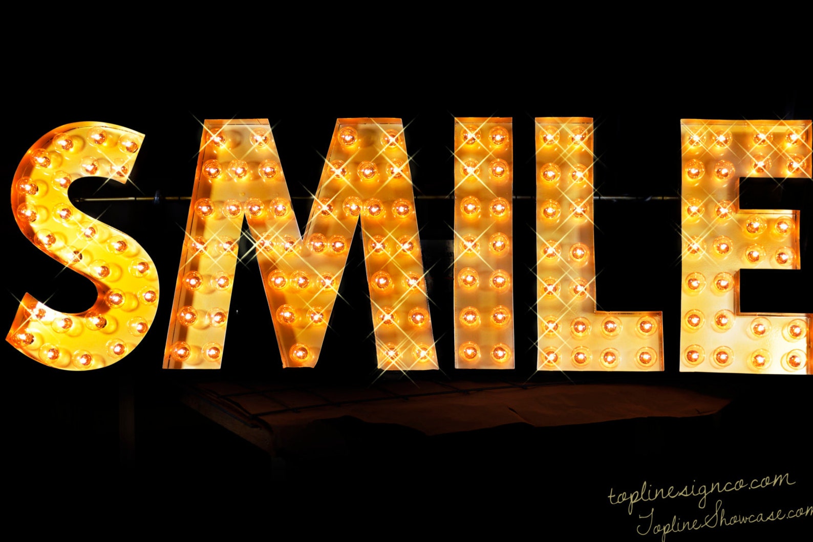 Custom Signs Neon Signs Neon SMILE Marquee Sign Lighted | Etsy