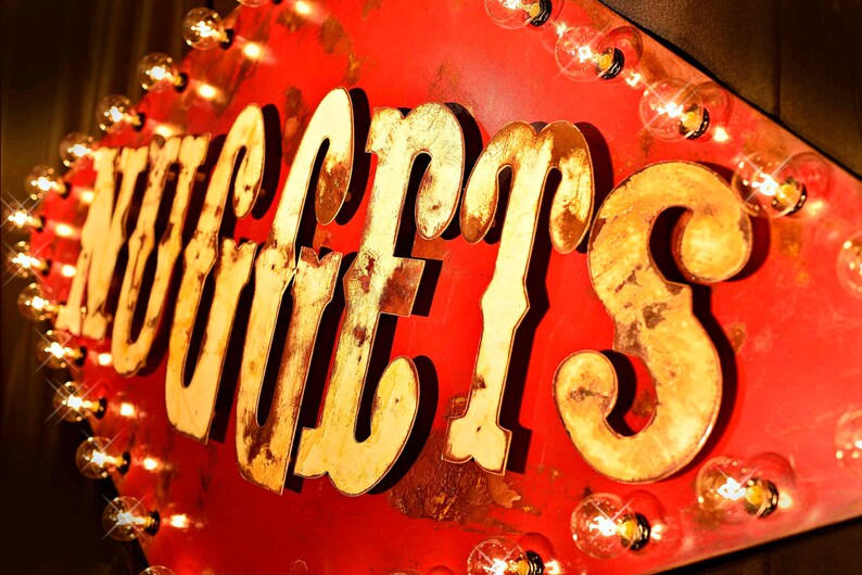 Custom Marquee Sign Your Logo Inspired Lighted Metal MARQUEE - Etsy