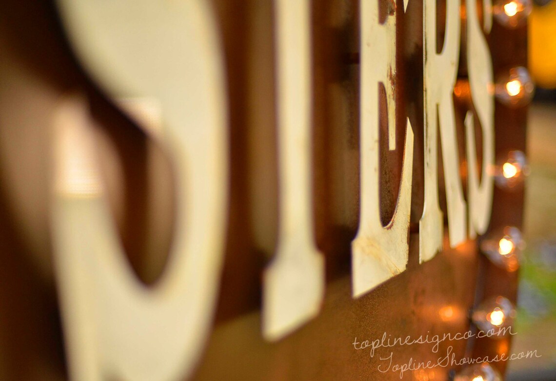 Custom Verbiage Marquee Sign Your Logo Inspired and Verbiage - Etsy