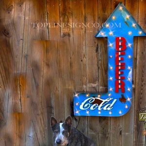 Beer Arrow Sign, Beer Sign, Custom Signs, Neon Signs, Custom Logos ...