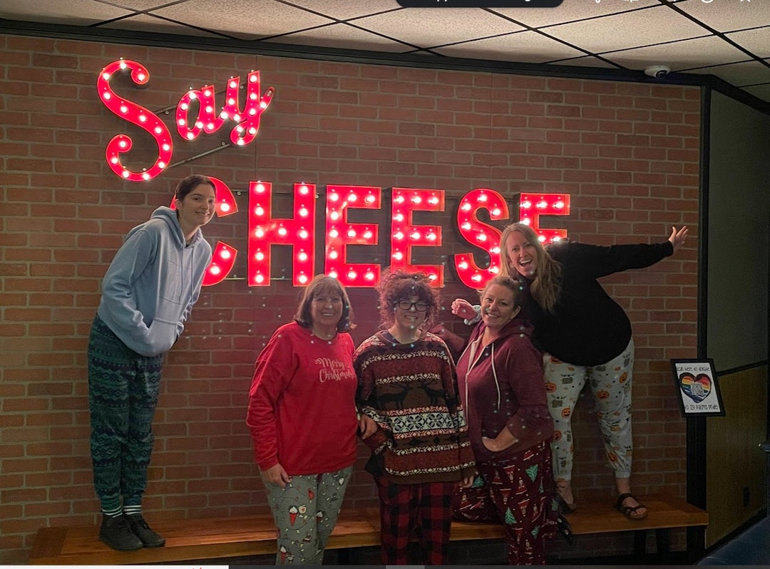 Pizza Sign, Say Cheese Marquee Sign, PIZZA Custom Sign , Pizza Sign ...