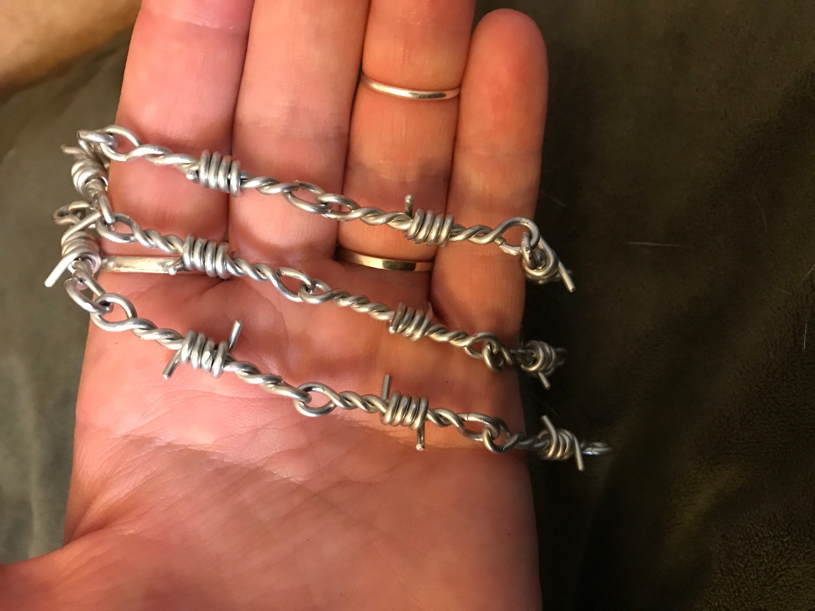 By the Inch Barbed Wire Chain - Aluminum - Make Your Own Jewelry ...