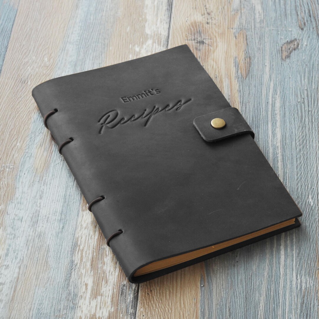 Personalized Recipe Book, Blank Family Cookbook to Write in Your Own ...