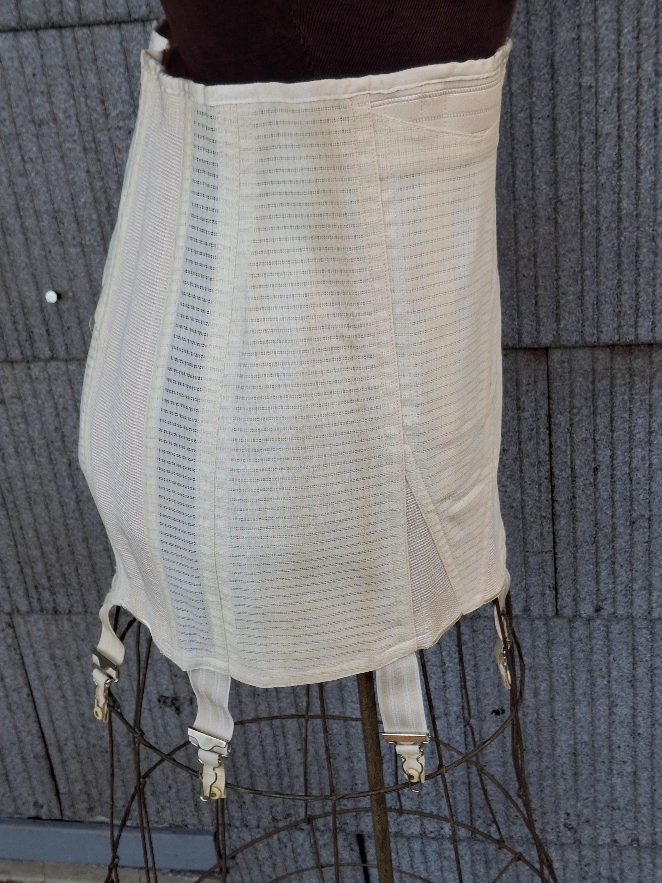 Vintage 1940s 1950s Sears Charmode off White Girdle NOS Deadstock ...