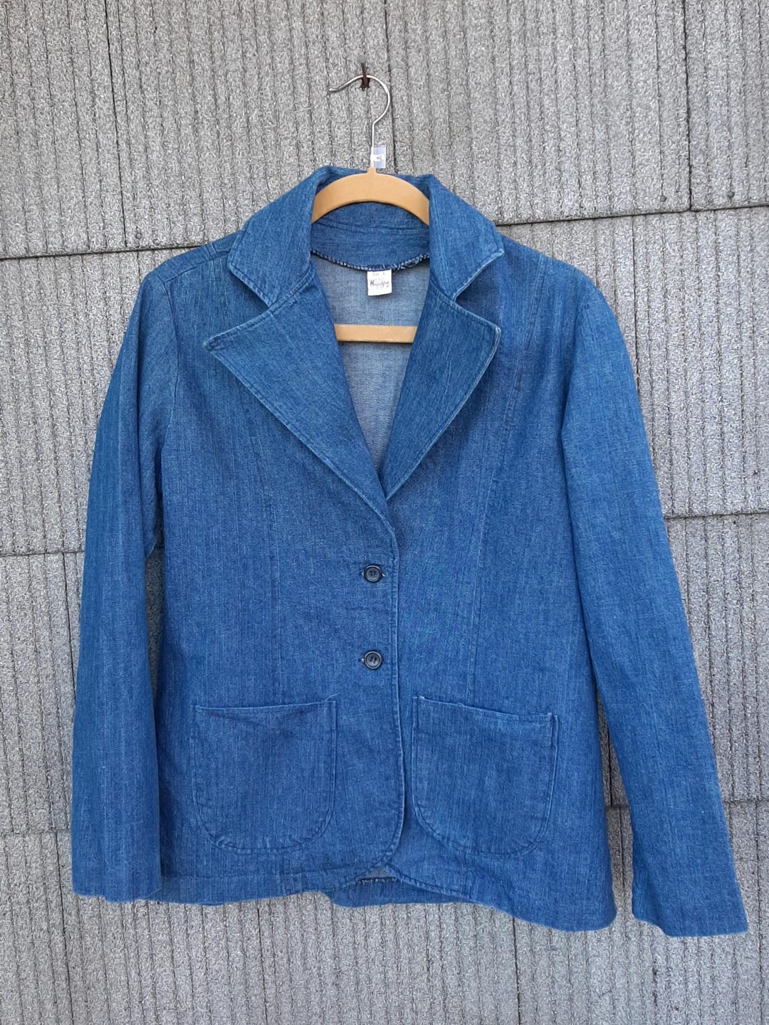 Vintage 1970s Wrangler Denim Bluejean Jean Jacket Made in USA Size ...