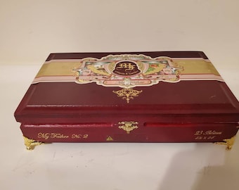 Storage & Organization Empty My Father No 5 Toro wooden cigar box Boxes ...