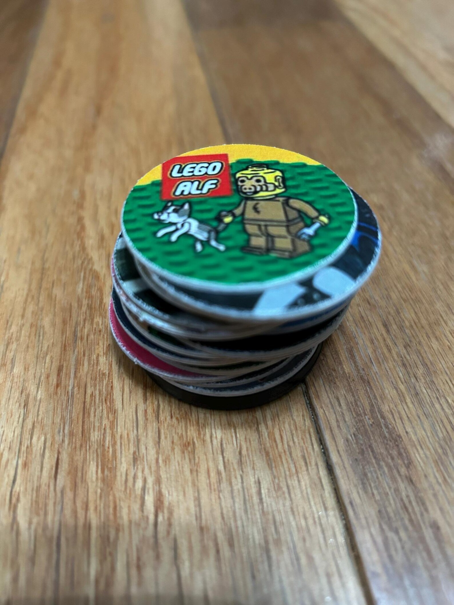 ALF 15th Anniversary TV Show Pogs Milkcaps Custom Made New Complete Set of 20 Pogs 1 Steve Allen ...