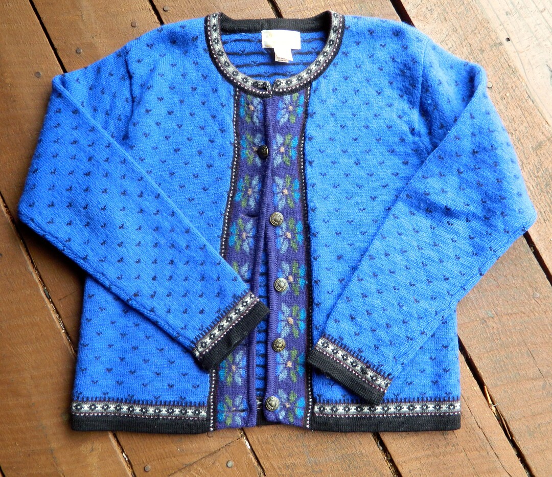 Vintage Knit Tally Ho 100% Boiled Wool Classic Women's - Etsy