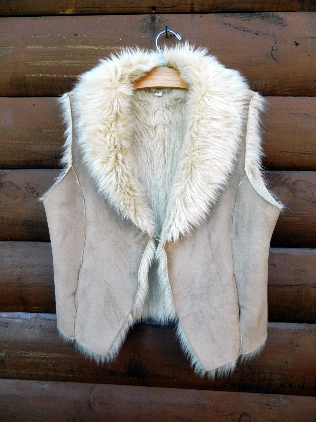 Vintage Fever Faux Fur Ladies Vest - Reversable - Size XL - Etsy