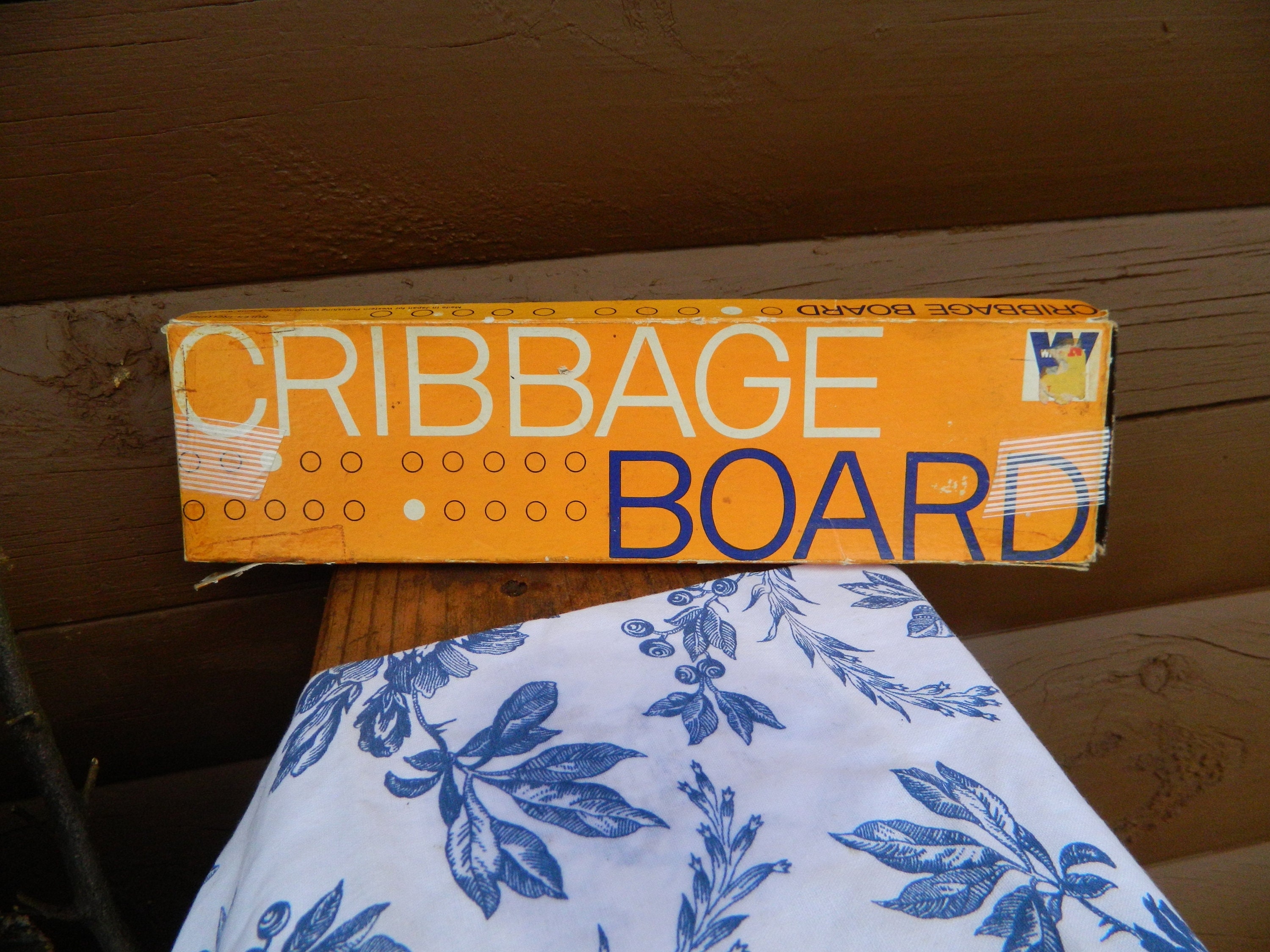 Vintage Wood Cribbage Board - Etsy