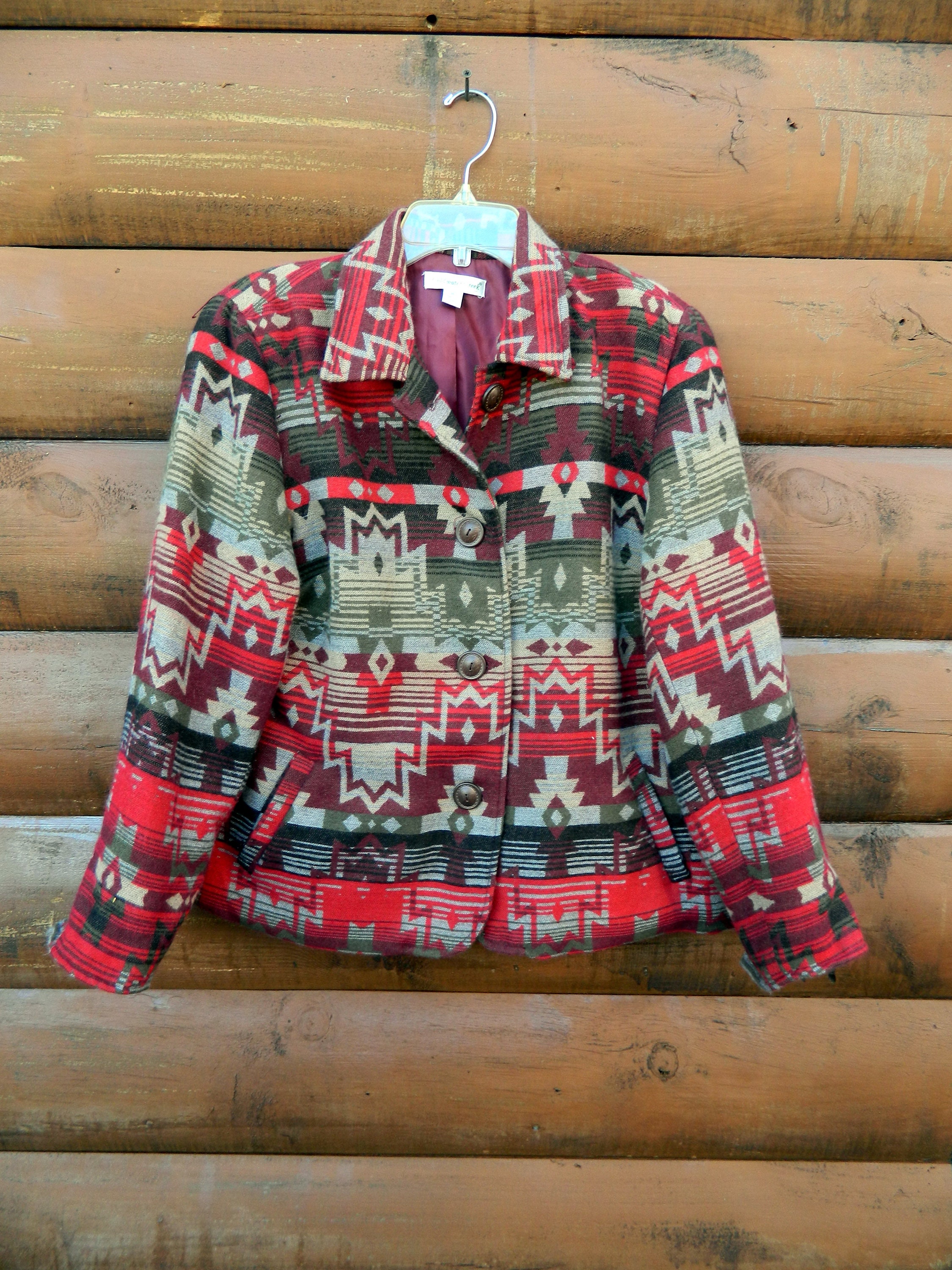 Coldwater Creek Southwestern Jacket - Size 14 - Etsy