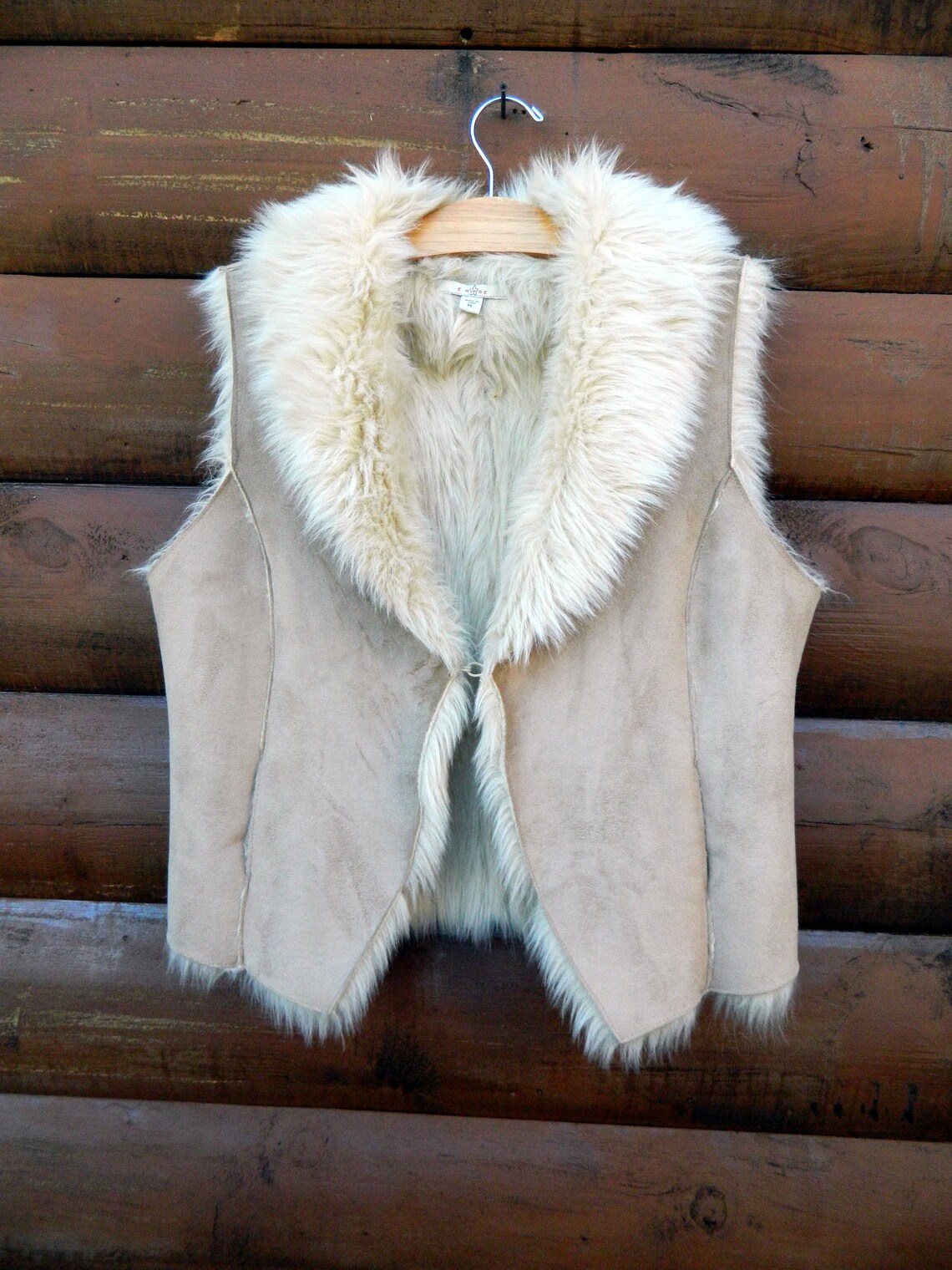 Vintage Fever Faux Fur Ladies Vest Reversable Size XL - Etsy