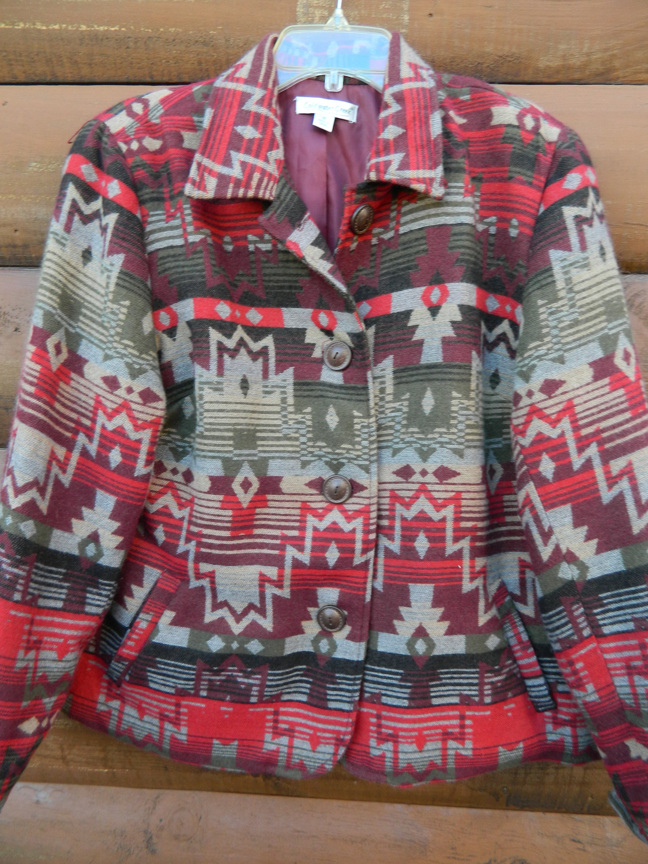 Coldwater Creek Southwestern Jacket - Size 14 - Etsy