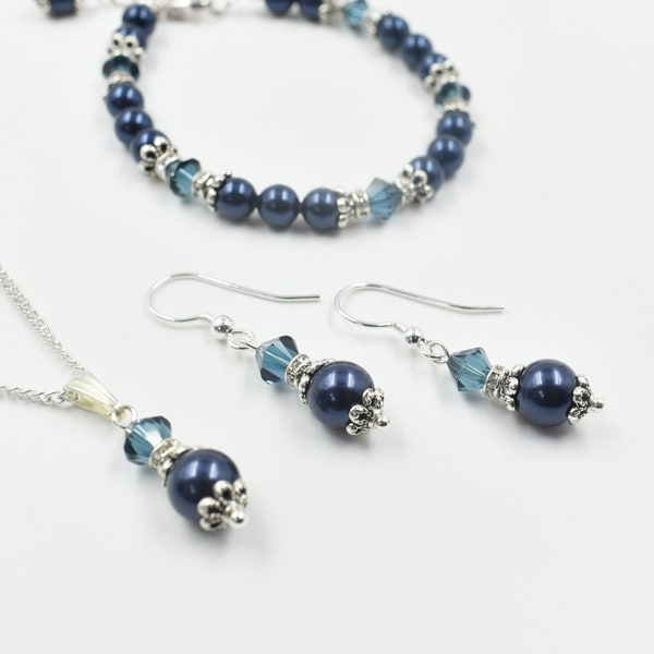 Navy Blue Jewelry - Etsy
