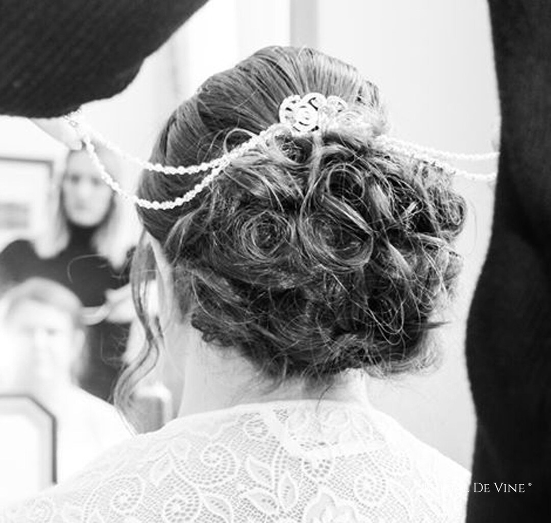 Bridal Hair Drape, Hair Adornment, Hair Jewellery, Boho Vintage ...