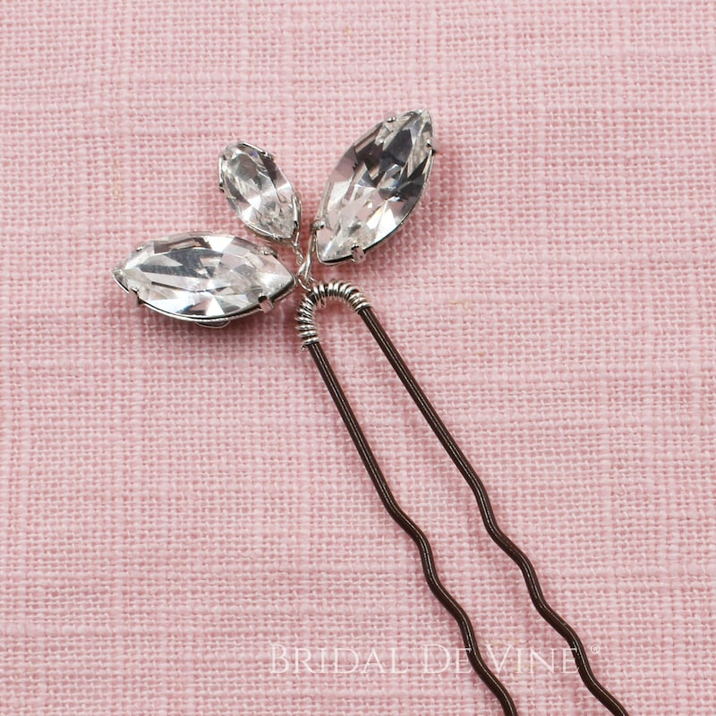 Crystal Hair Pins - Etsy