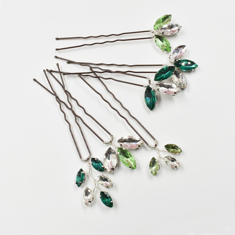 Emerald Green Pin - Etsy