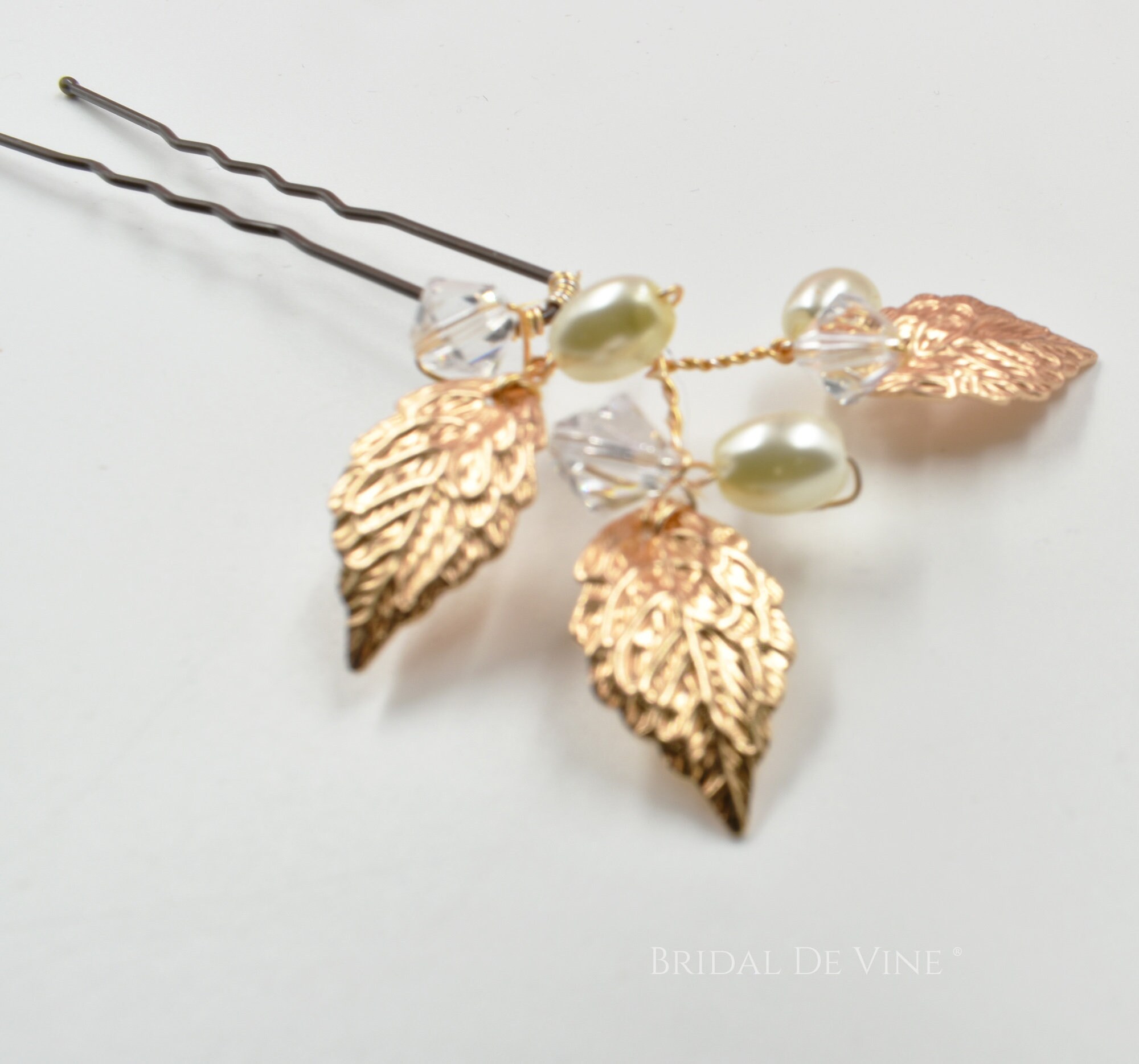 Leaf Hair Pin Hair Accessories Autumn Fall Bridal Hair Piece - Etsy UK