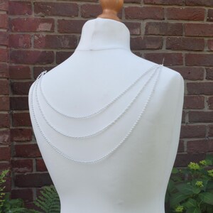 Bridal Back Necklace, Back Jewellery, Backdrop Jewellery, Draping ...