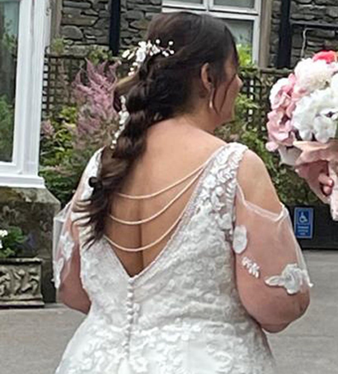 Bridal Back Necklace, Back Jewellery, Backdrop Jewellery, Draping ...