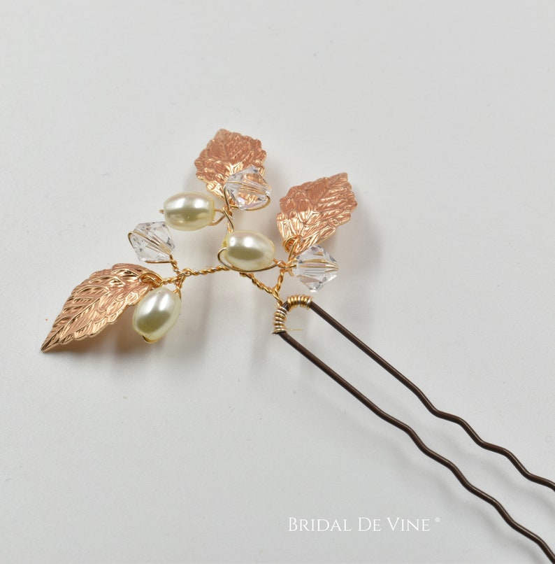 Leaf Hair Pin Hair Accessories Autumn Fall Bridal Hair Piece - Etsy UK