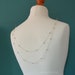 Bridal Back Jewellery, Back Necklace, Backdrop Pearl Crystals - Etsy